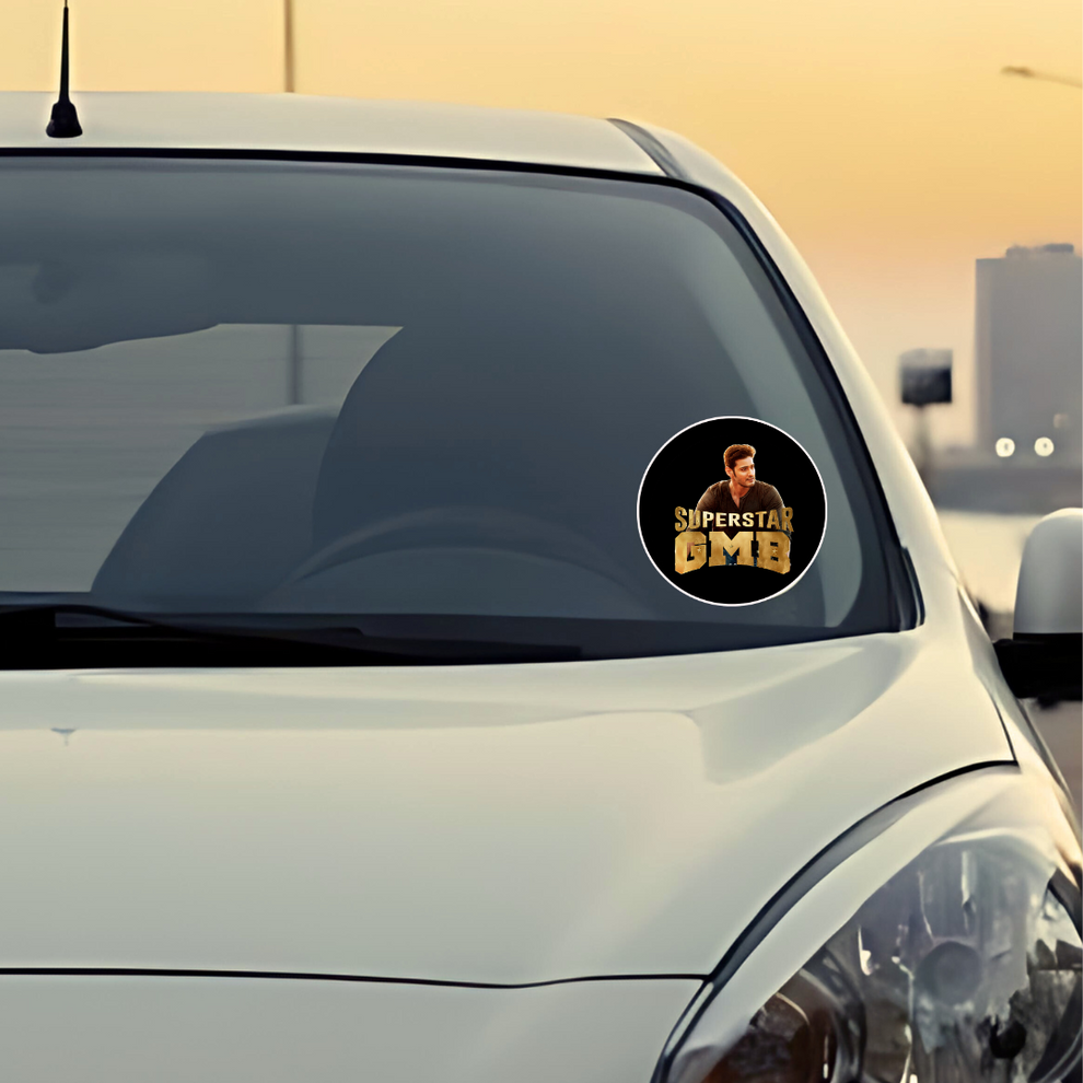Mahesh Babu Car Sticker for FANS | (3x3 inch) Super STAR Mahesh Babu C ...