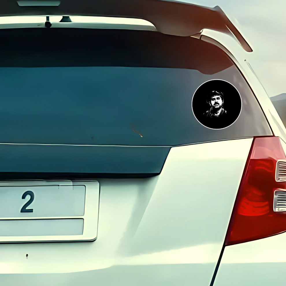Pawan Kalyan Car Sticker (Che Guera Style) | 3x3 inch PSPK car sticker ...